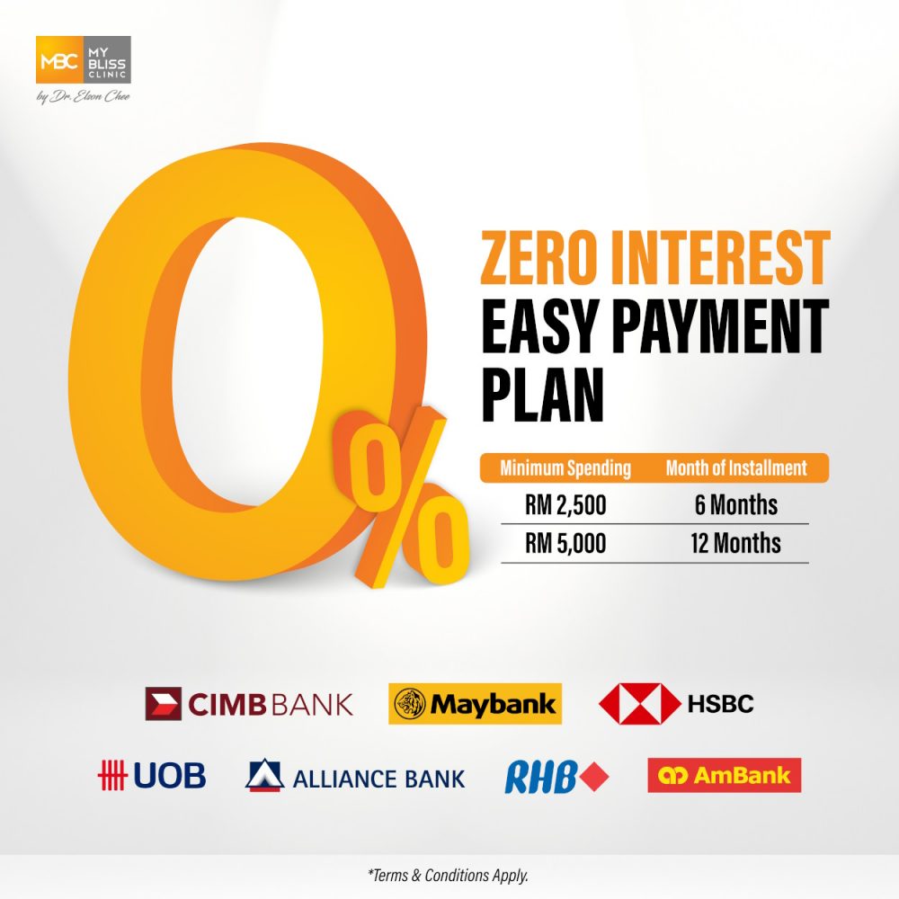 0% Interest Easy Payment Plan | My Bliss Clinic